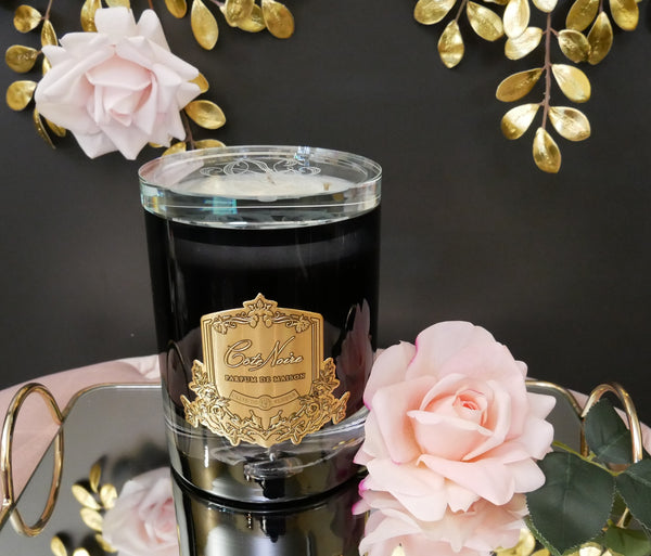 Cote Noire - Crystal Glass Lid Triple Wick Grand Candle 2.5kg -Eau De