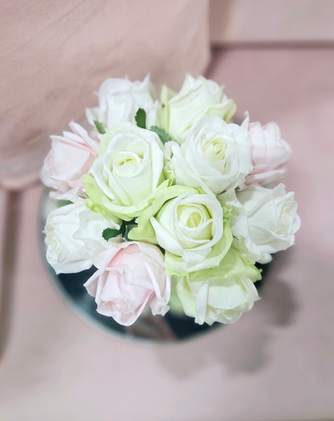 *NEW* Cote Noire Herringbone Flower - Rose Buds - Clear - French Pink,